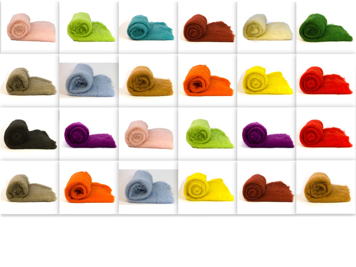 Heidifeathers Carded Wool Batts and Mini Wool Batts - Soft Carded and ...