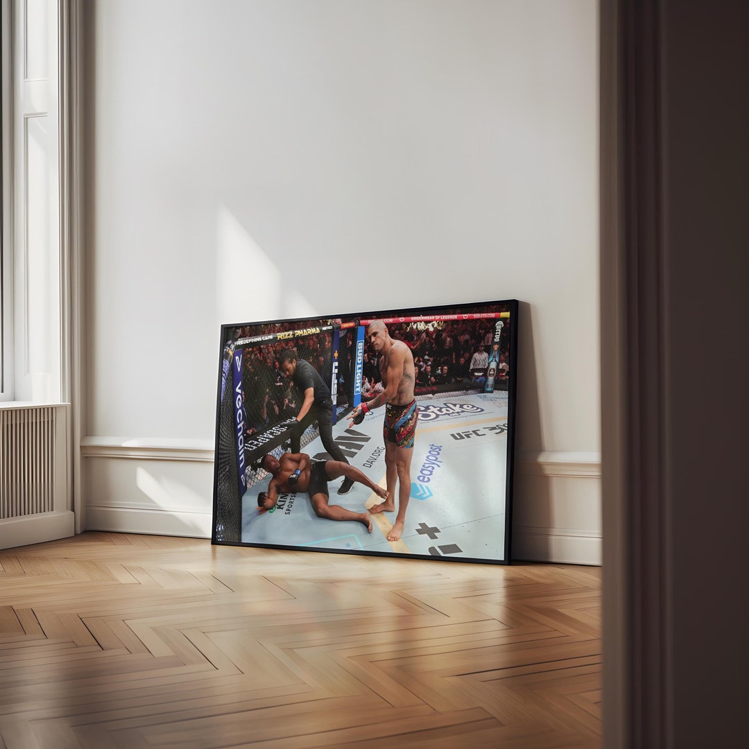 Alex Preira Vs Jamahal Hill Poster / CANVAS UFC MMA Championship Fight ...