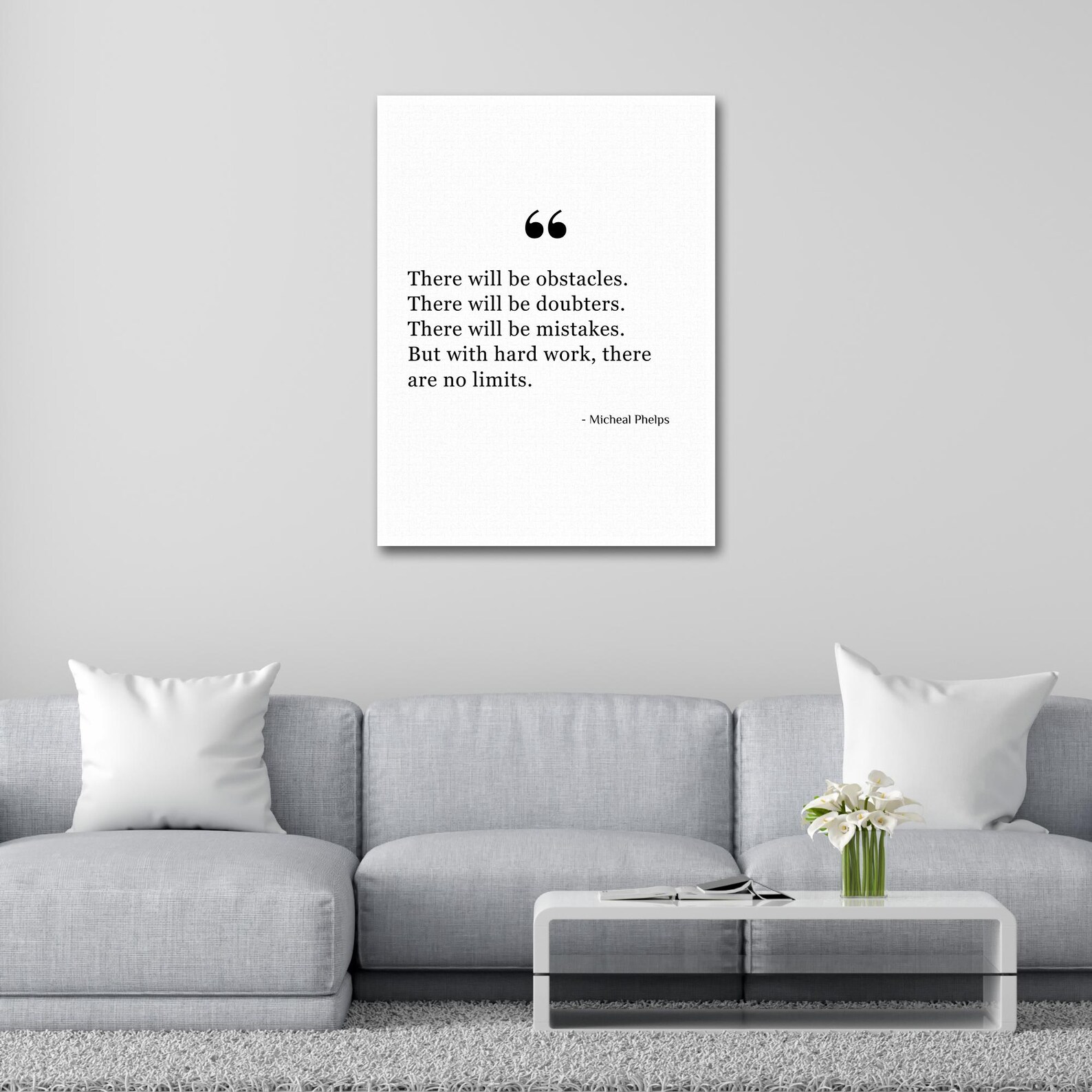 Hard Work Means No Limits - Quote | Motivational Poster, Wall Art, Home ...
