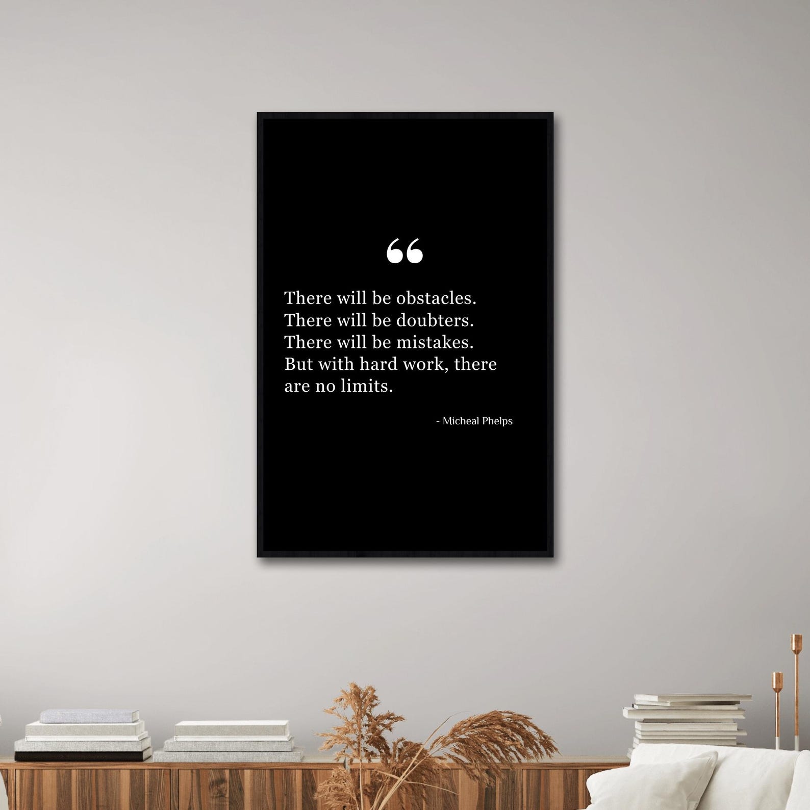 Hard Work Means No Limits - Quote | Motivational Poster, Wall Art, Home ...