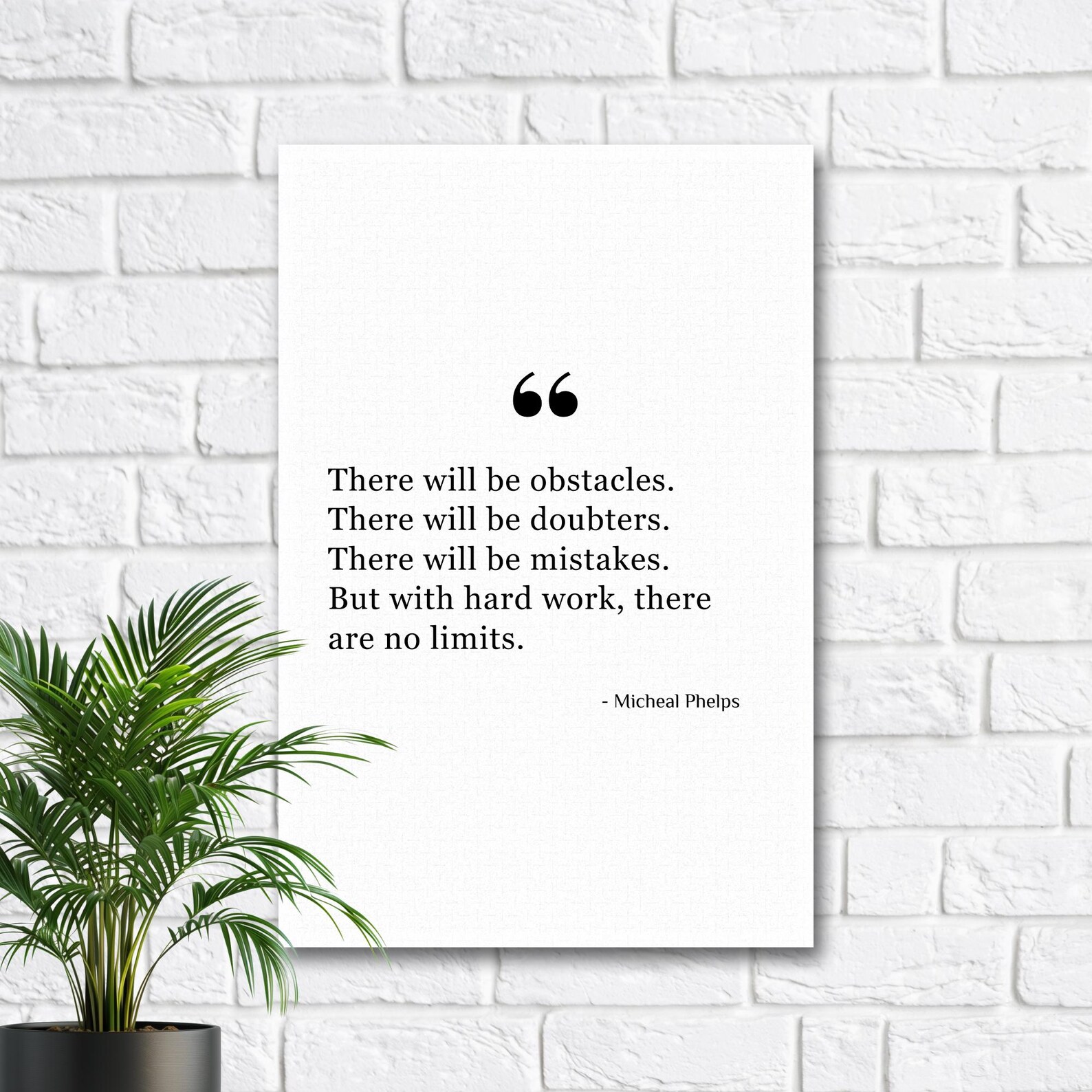 Hard Work Means No Limits - Quote | Motivational Poster, Wall Art, Home ...