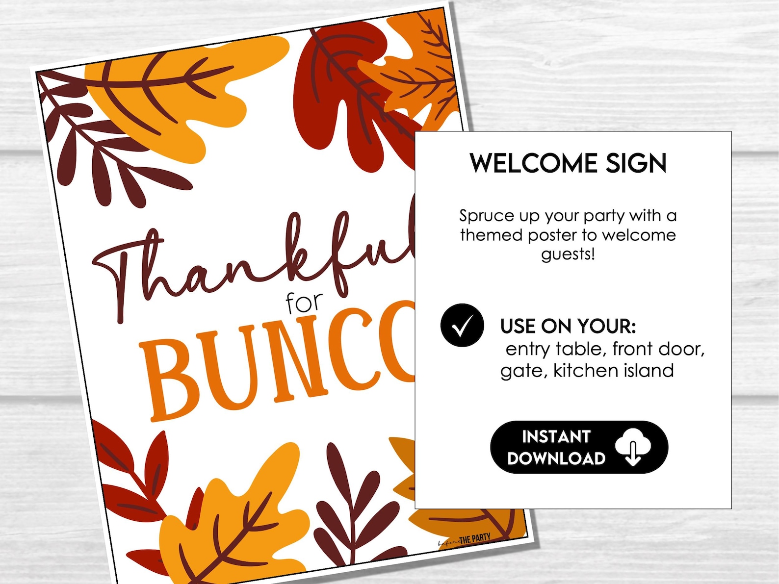 Thanksgiving Bunco Score Cards, Bunco Party Score Sheets, Bunco Tally ...