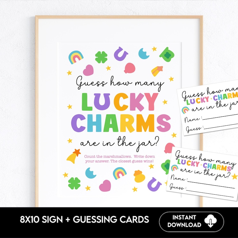 Printable Lucky Charms Marshmallows - Etsy