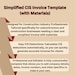 Automated CIS Invoice Template Excel With Materials – Perfect for Sole ...