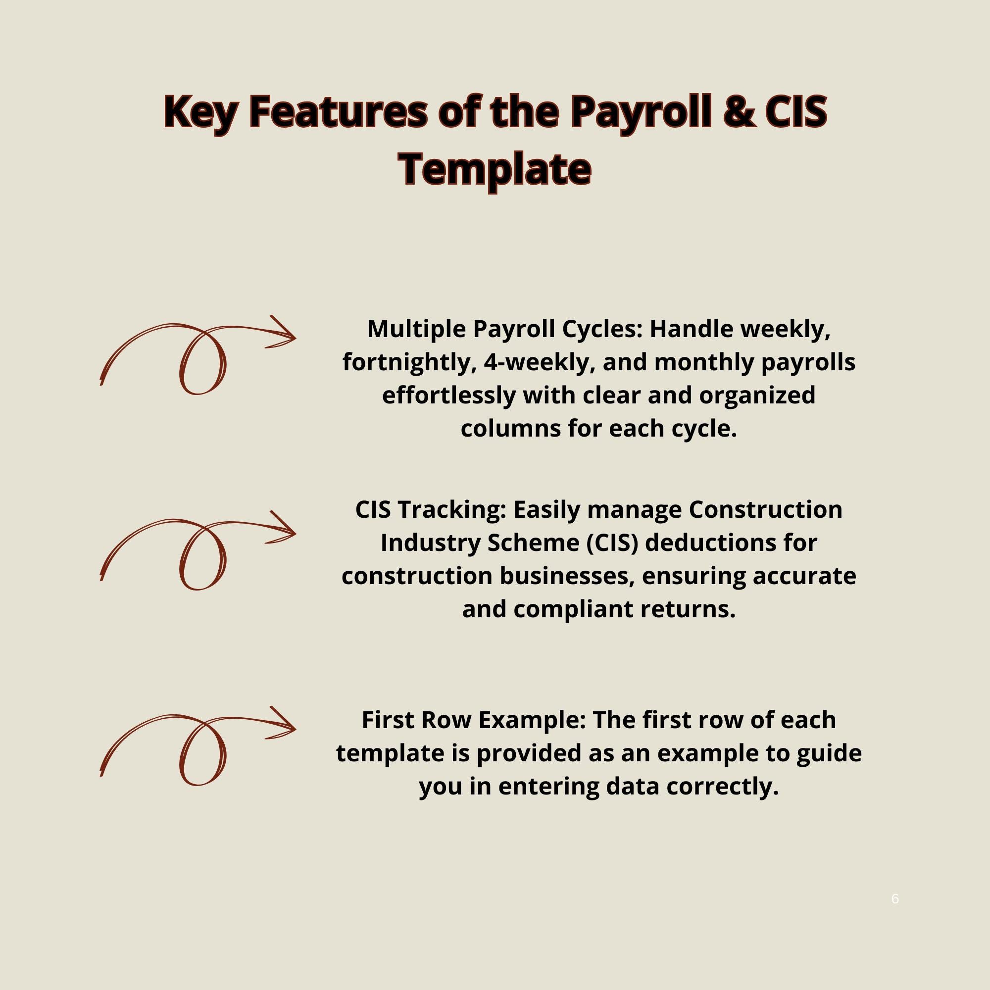 CIS & Payroll Excel Template for Accountants: Monthly, Weekly ...