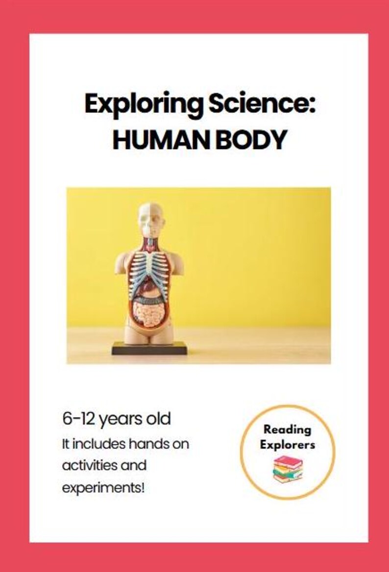 Human Body | Science Unit Study | 6-12 Years Old | Family Style ...