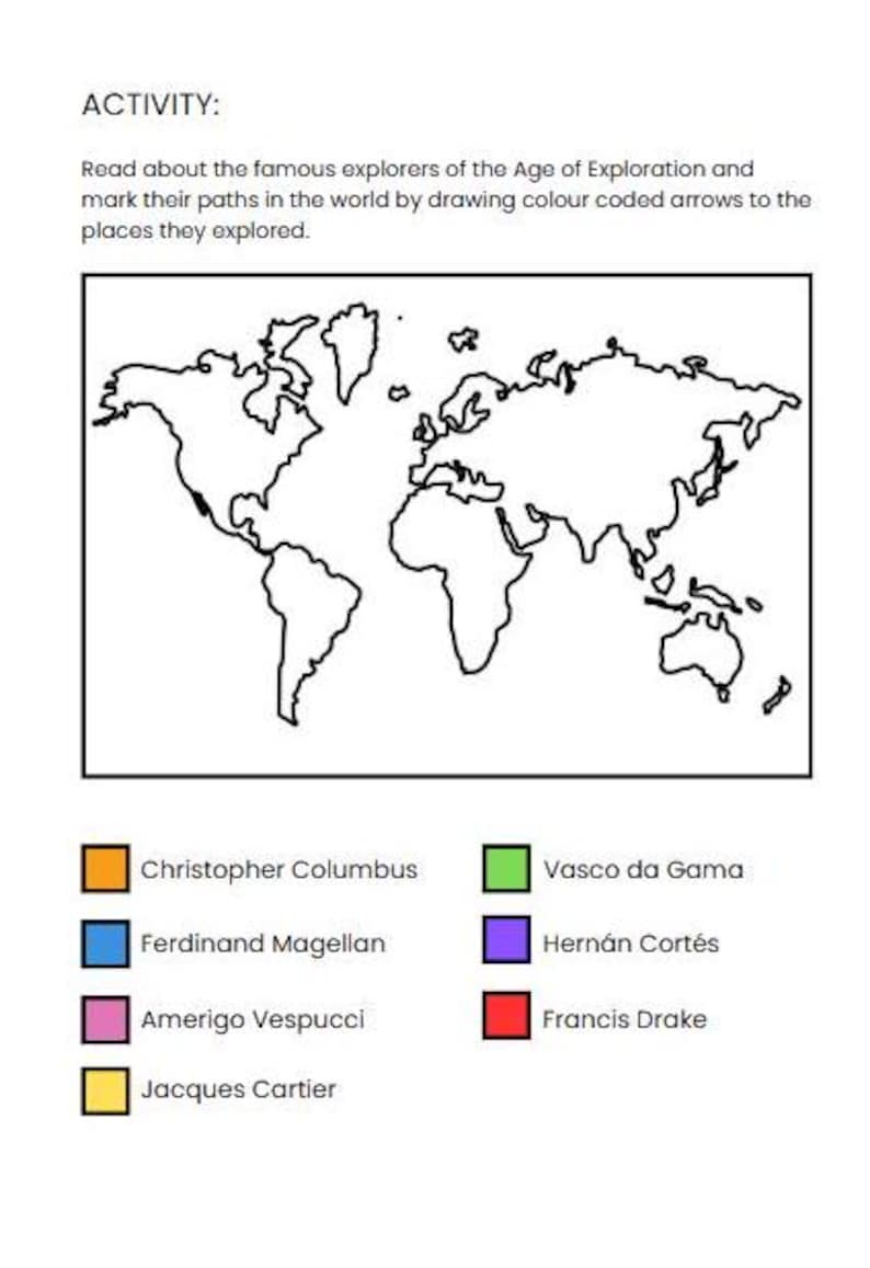 Americas, Exploration & Revolution History Unit Study (digital Download ...