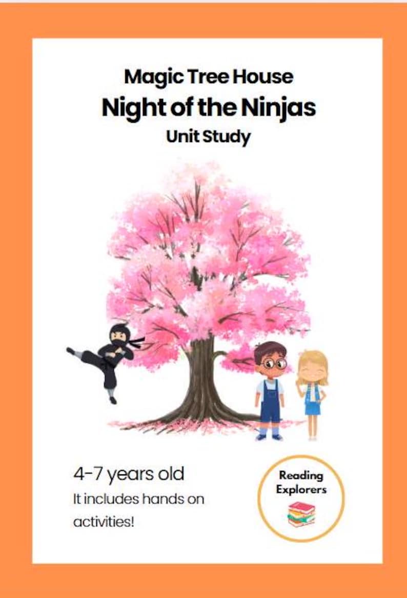 Ninja Unit Study | Magic Tree House | Night of the Ninjas | 4-7 Years ...