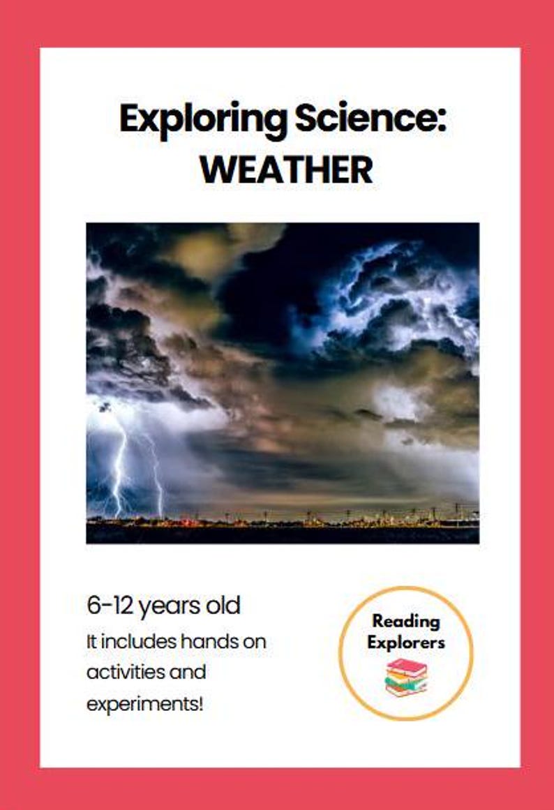 Weather | Science Unit Study | 6-12 Years Old | Family Style Homeschol ...