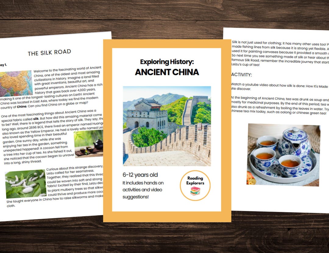 Ancient China | History Unit Study | 6-12 Years Old | Family Style ...