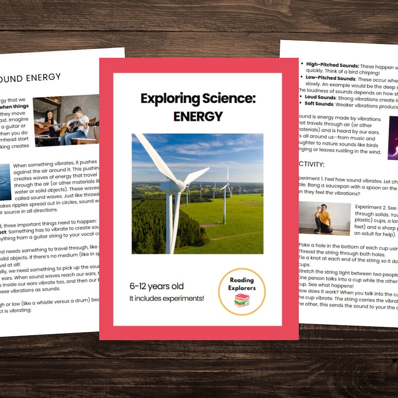 Energy Science Unit - Etsy