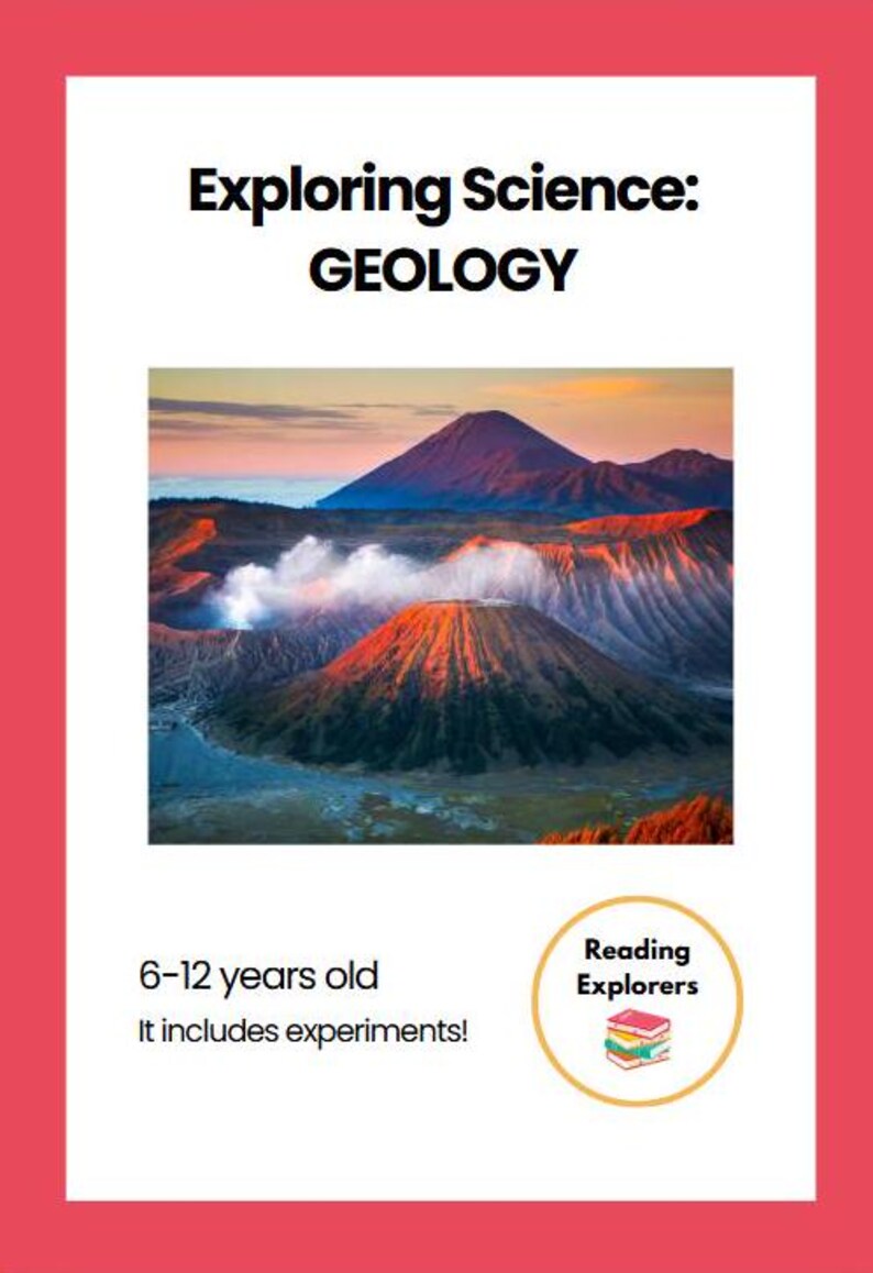 Geology | Science Unit Study | 6-12 Years Old | Reading Explorers - Etsy