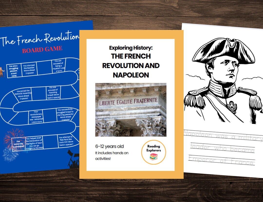The French Revolution and Napoleon Bonaparte | History Unit Study | 6 ...