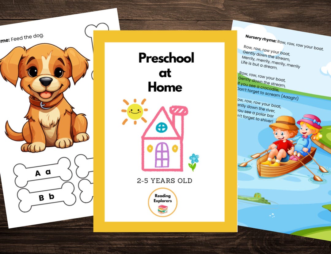 Preschool at Home Letters, Numbers, Shapes and Colours Hands on Gentle ...