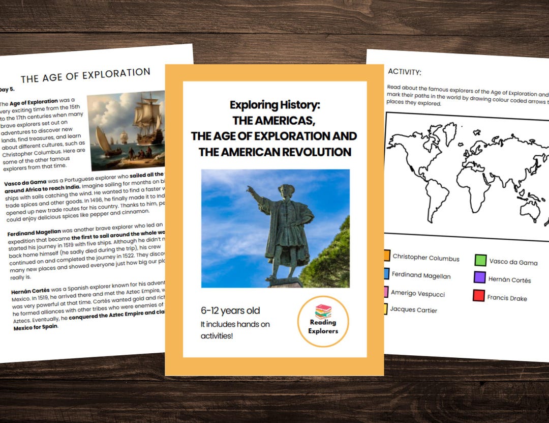 Americas, Exploration & Revolution History Unit Study (digital Download ...