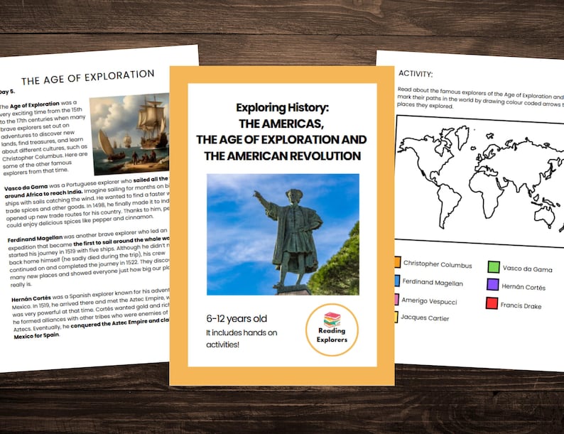 Americas, Exploration & Revolution History Unit Study (digital Download ...
