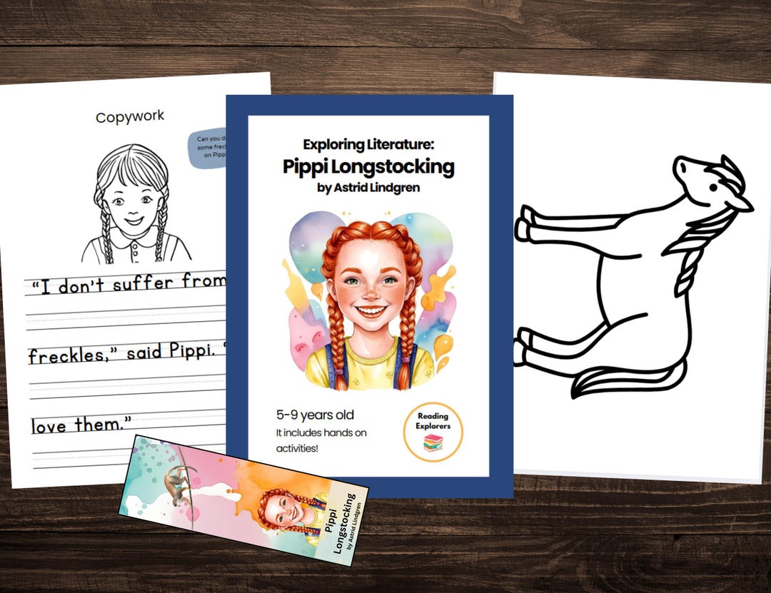 Pippi Longstocking by Astrid Lindgren | Literature Guide | Book Study ...