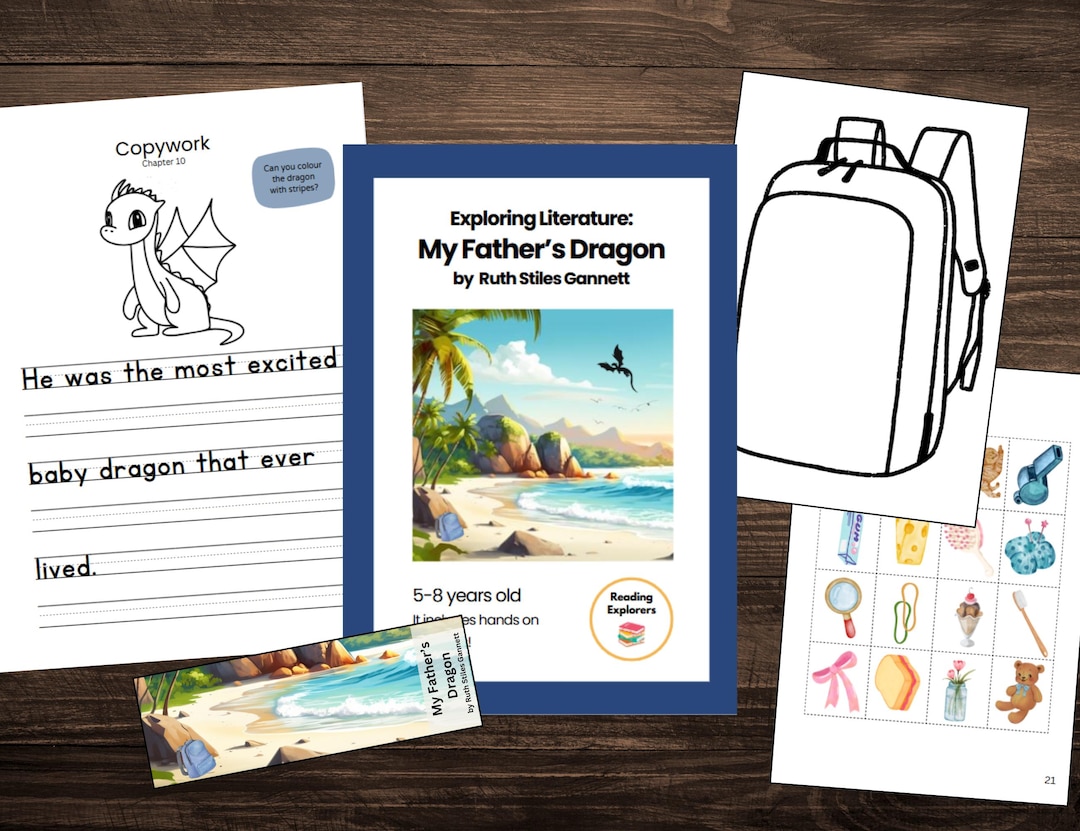 My Father's Dragon Literature Guide: Book Study & Activities (digital ...