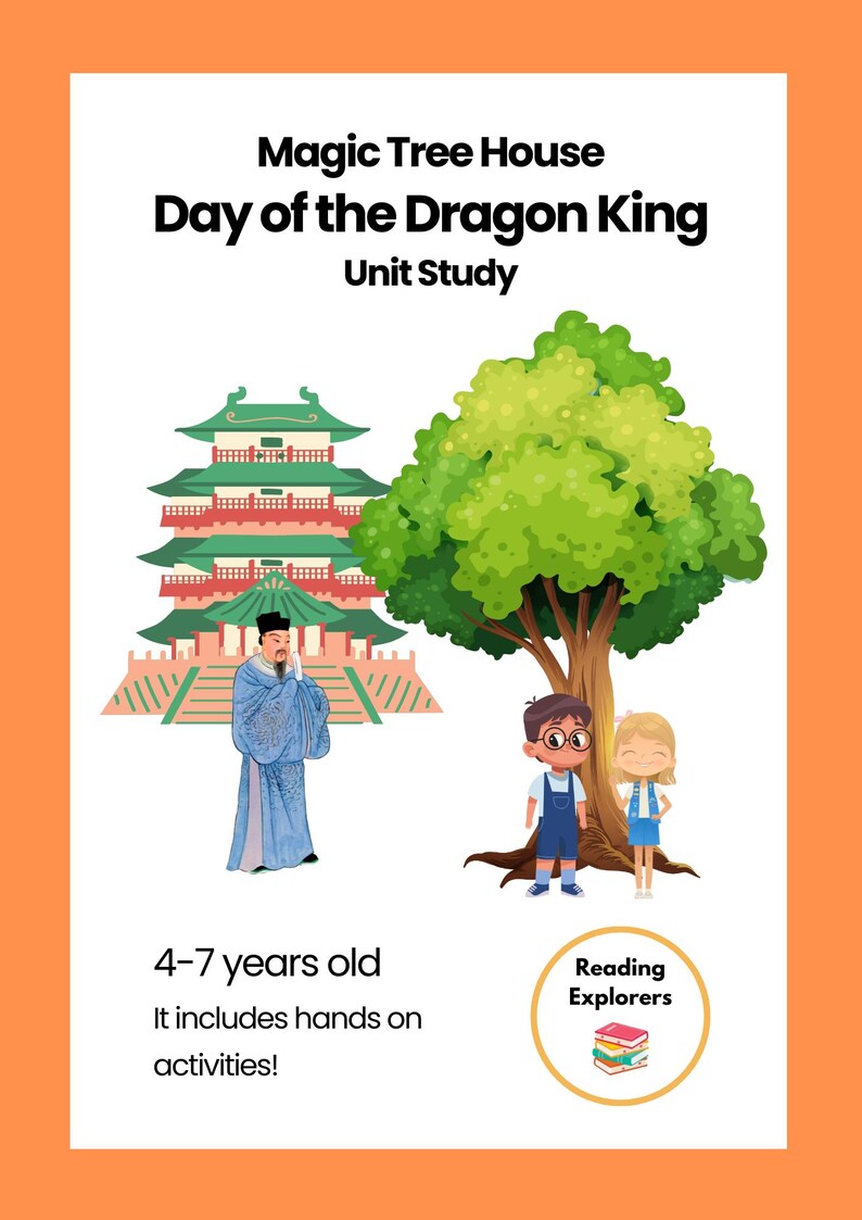 Ancient China Unit Study: Magic Tree House, Day of the Dragon King (PDF ...