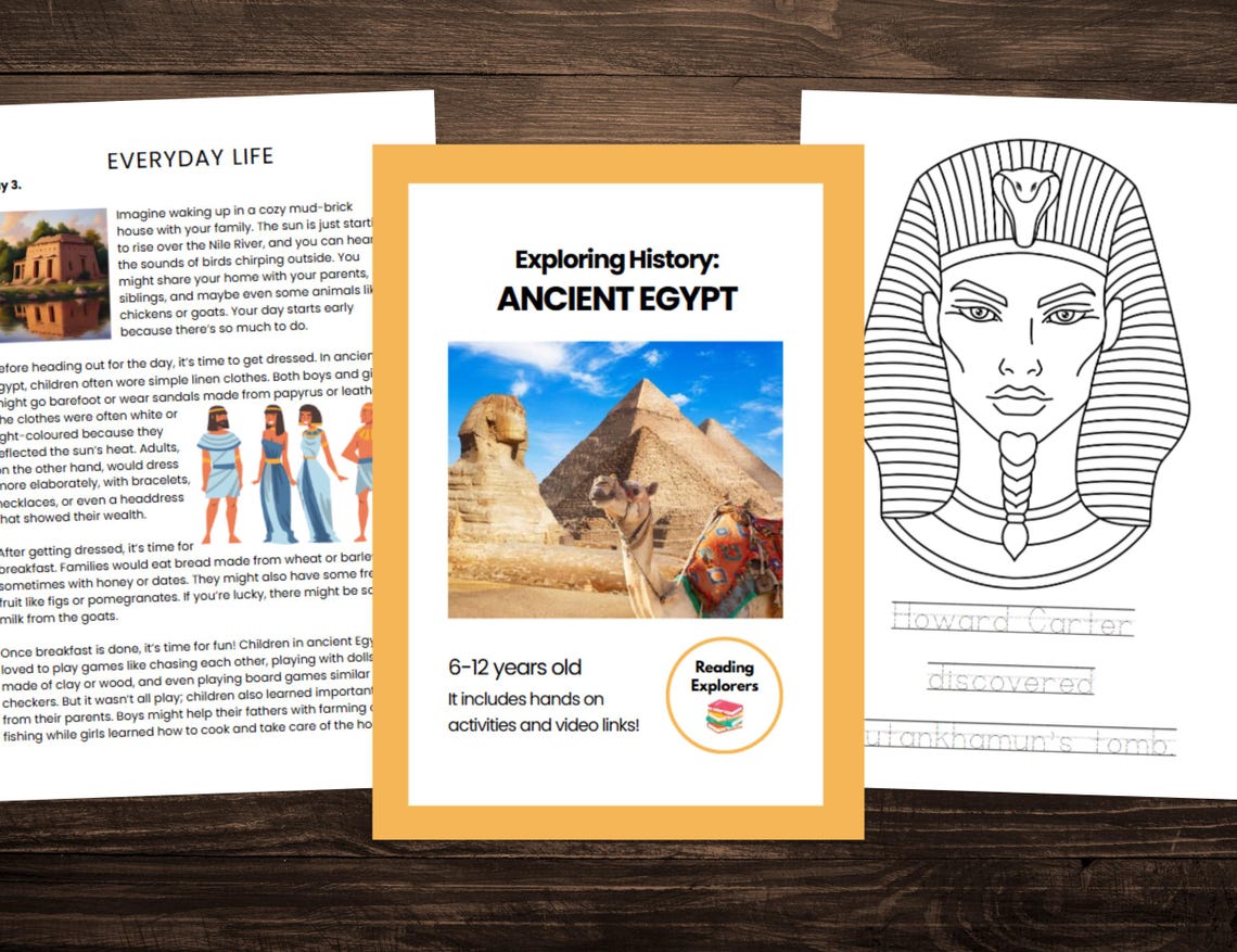 Ancient Egypt | History Unit Study | 6-12 Years Old | Family Style ...