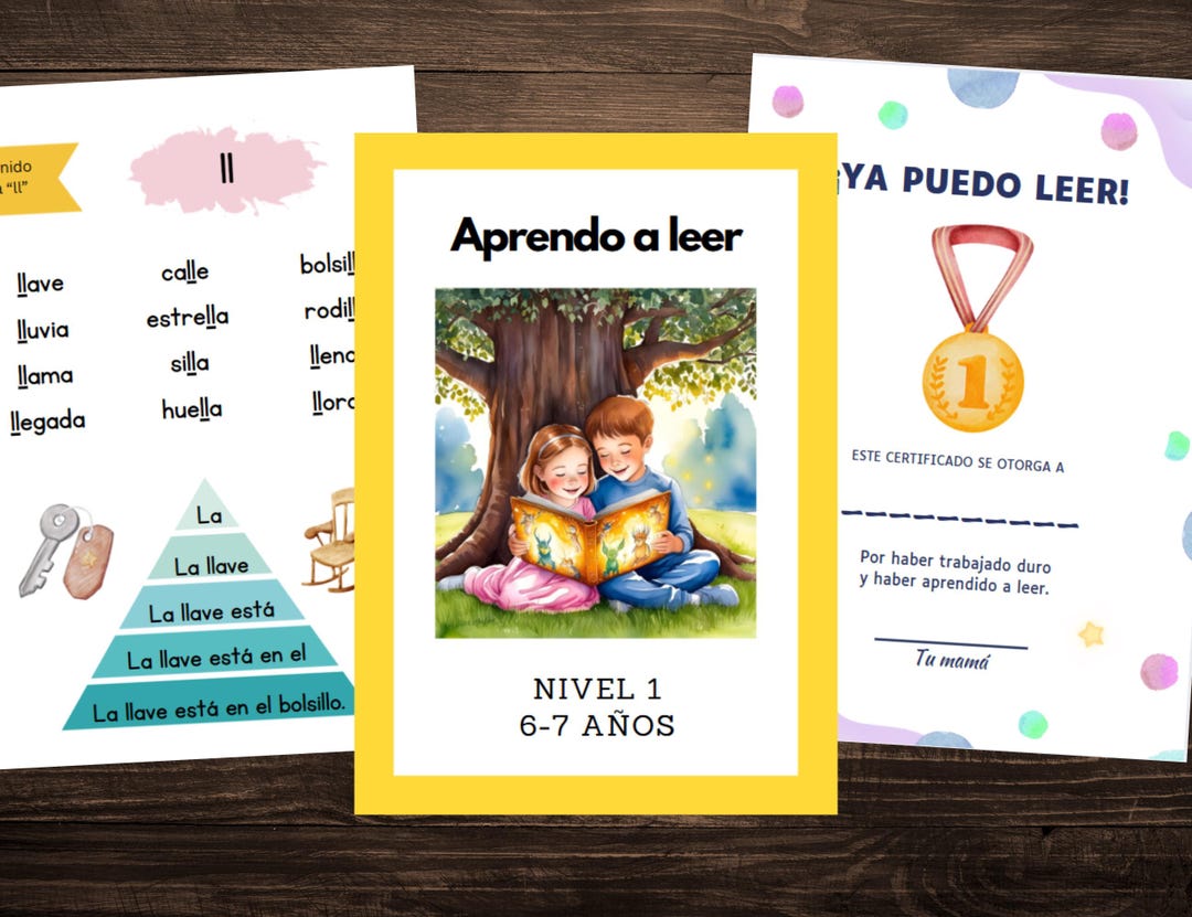 Spanish Reading Guide for Kids Ages 6-7 (PDF Download) - Etsy