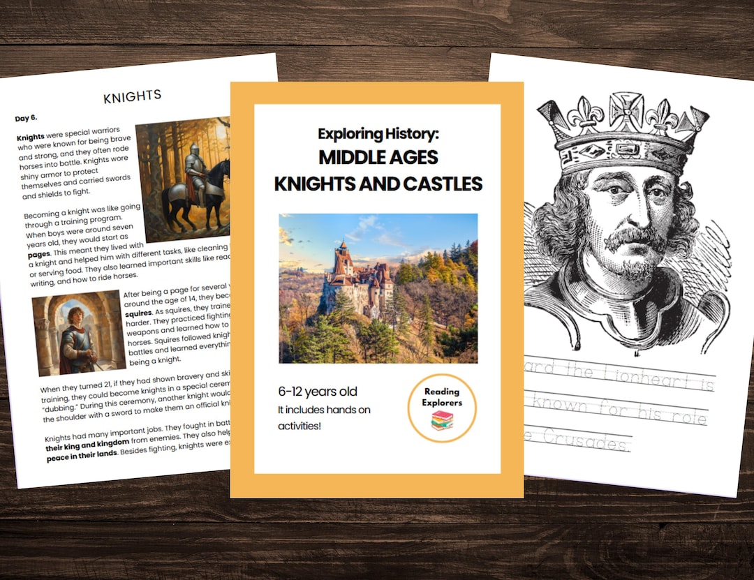 Knights and Castles | Middle Ages | Medieval History Unit Study| 6-12 ...