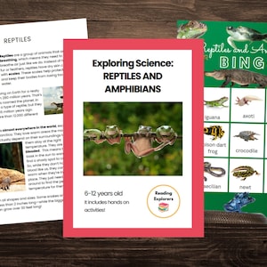 Reptiles and Amphibians | Science Unit Study | 6-12 Years Old | Reading ...