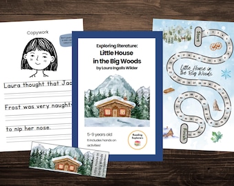 Little House in the Big Woods Literature Guide: Book Study & Activities ...