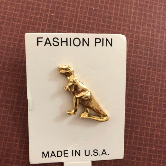 T Rex Pin, Tyrannosaurus rex pin, T Rex scatter pin - Gem