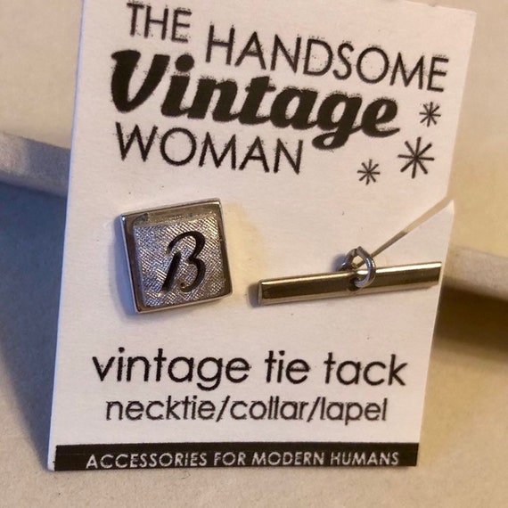 vintage letter b tie - Gem
