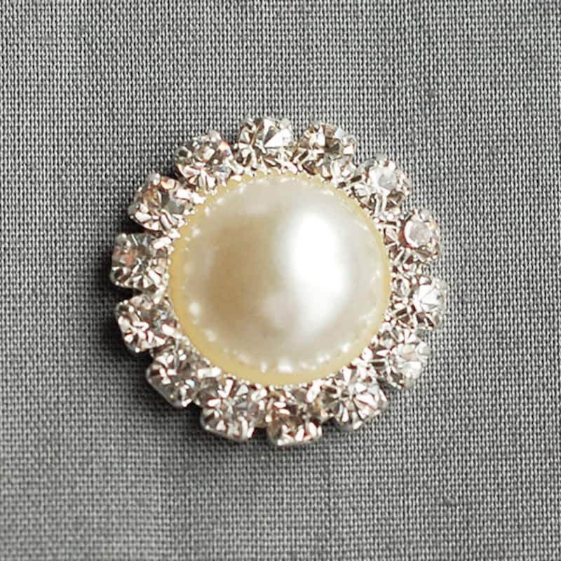 Rhinestone Button - Etsy