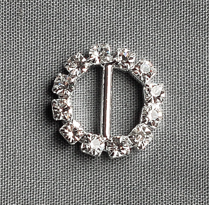Rhinestone Buckles Wholesale Buckles Crystal Sliders Silver Wedding ...