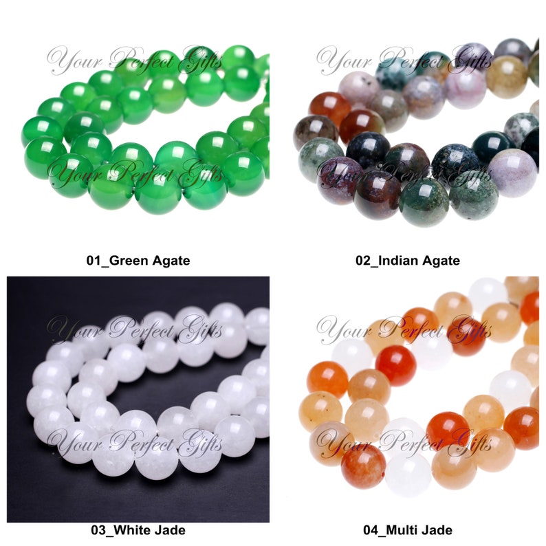 Wholesale Lot 10mm Natural Gemstone Round Beads 16 Inch Strand - Etsy