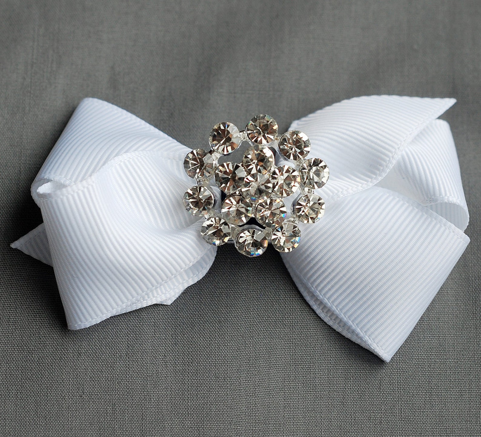 10 Rhinestone Button Round Circle Diamante Crystal Hair Flower - Etsy