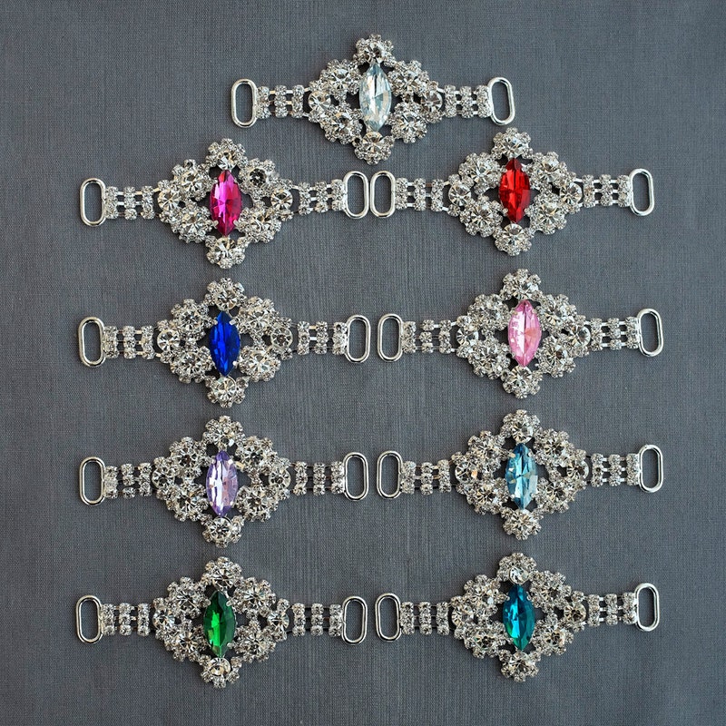 Rhinestone Connector - Etsy