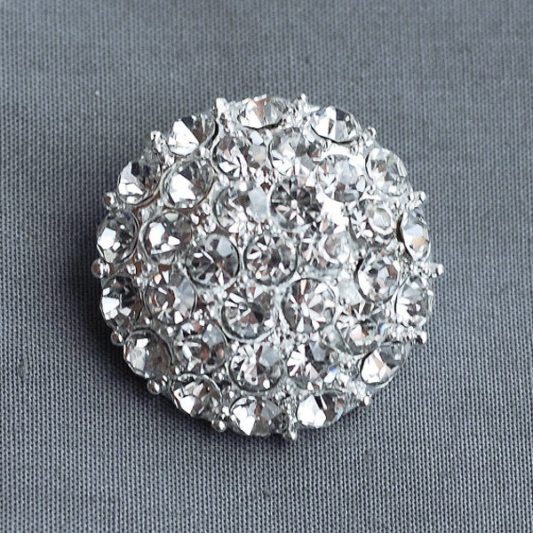 Rhinestone Buttons - Etsy