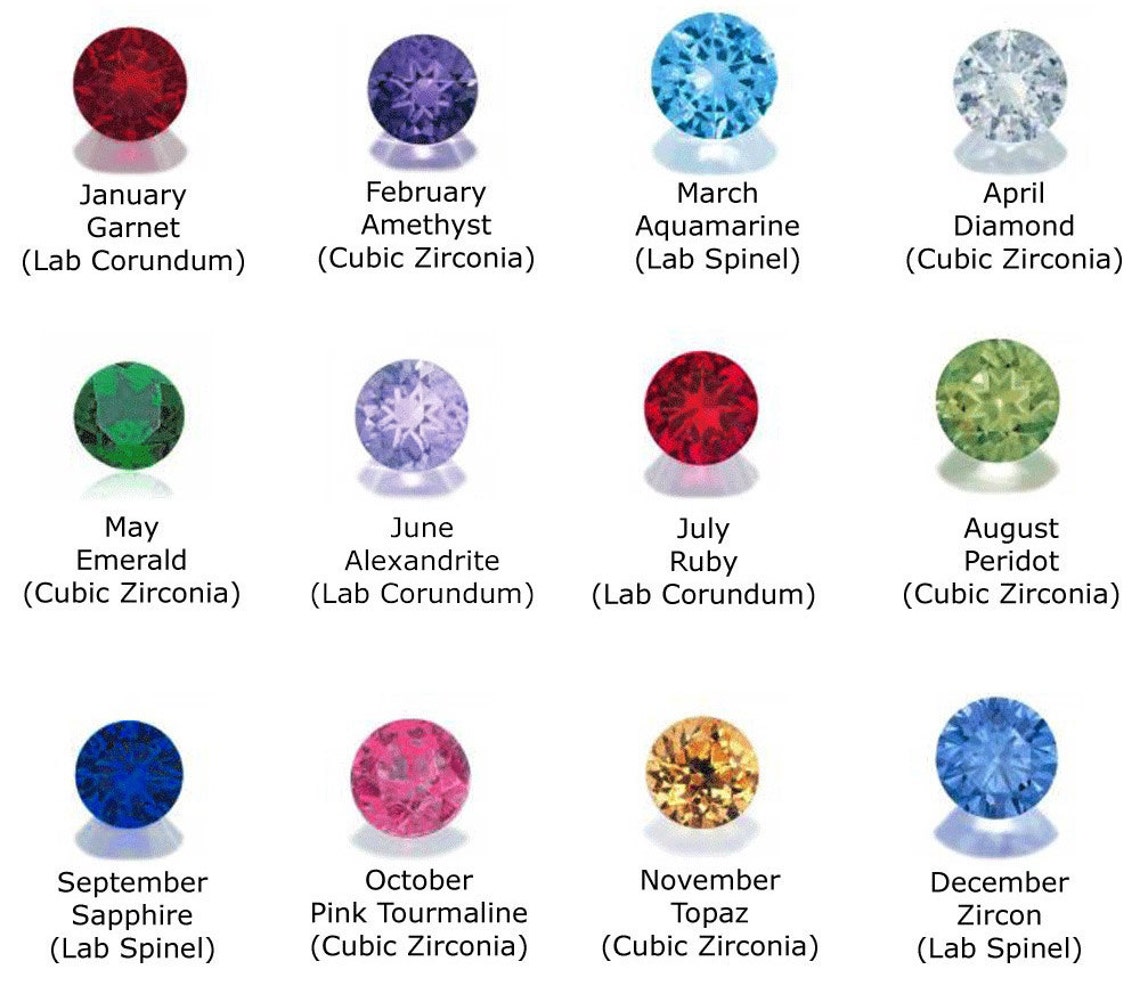 12 Rhinestone Button Birthstone Birth Stone Crystal TIARA - Etsy