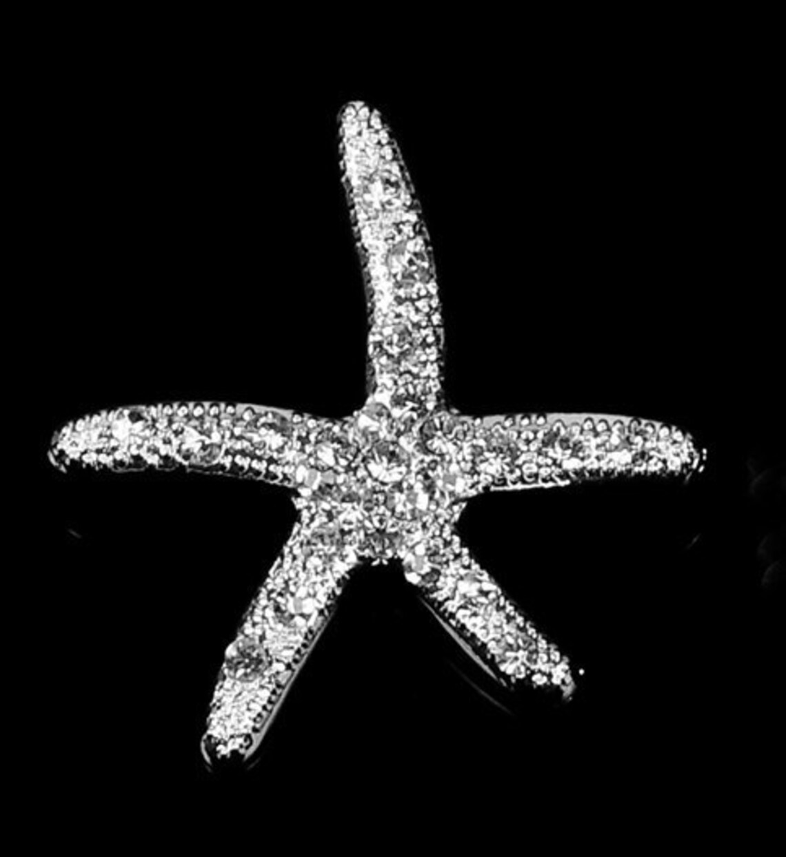 Starfish Rhinestone Buckles Wholesale Buckles Crystal Sliders | Etsy