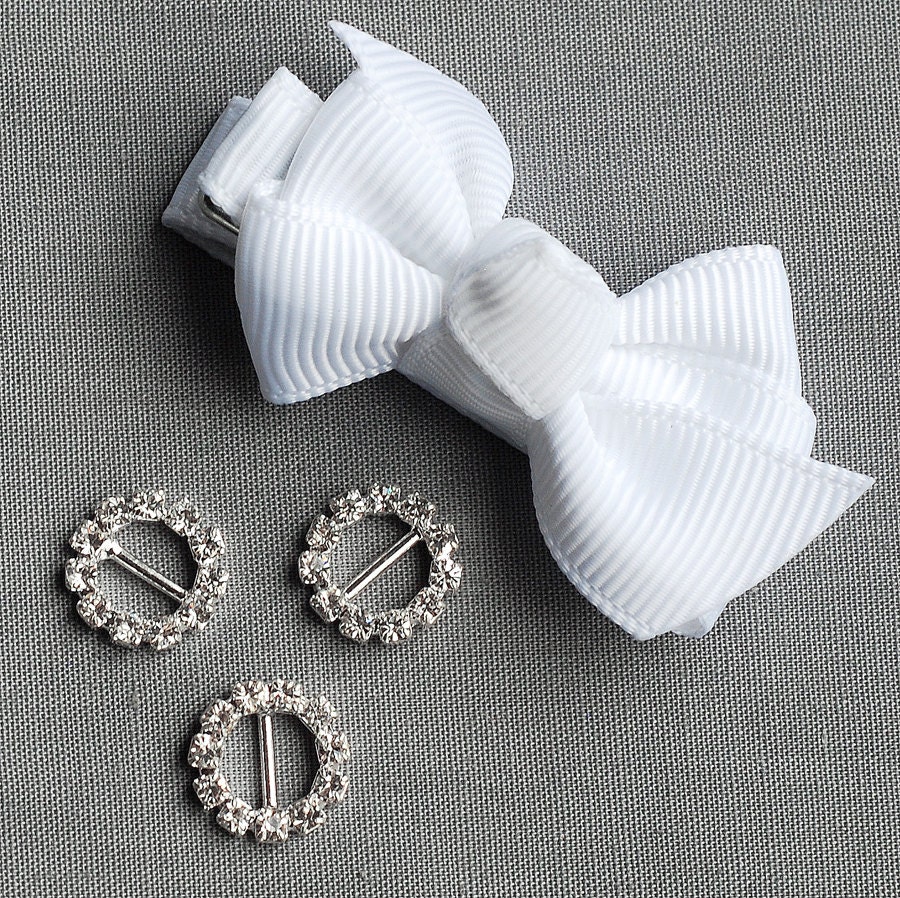 Rhinestone Buckles Wholesale Buckles Crystal Sliders Silver - Etsy