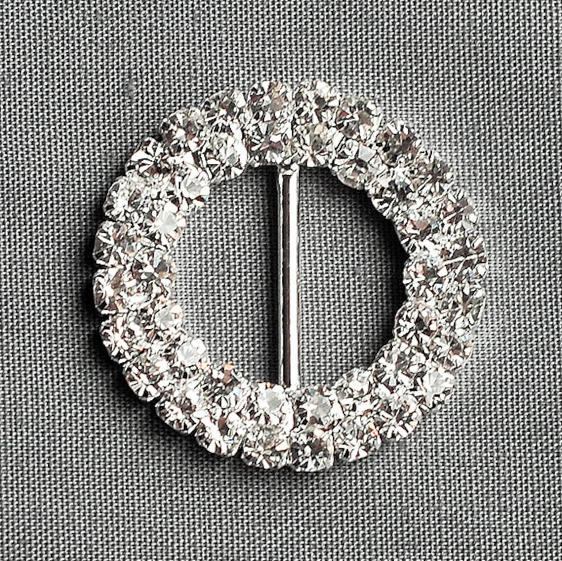 Rhinestone Buckles Wholesale Buckles Crystal Sliders Silver Wedding ...