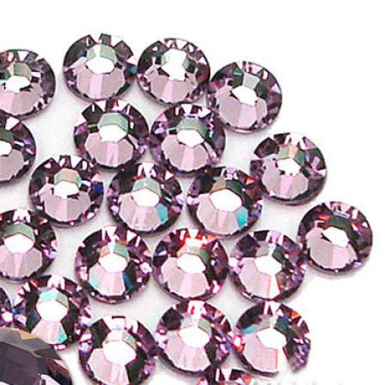 1440 Pcs Ss6 2mm Dmc Iron On Hotfix Hot Fix Glass Crystal Etsy