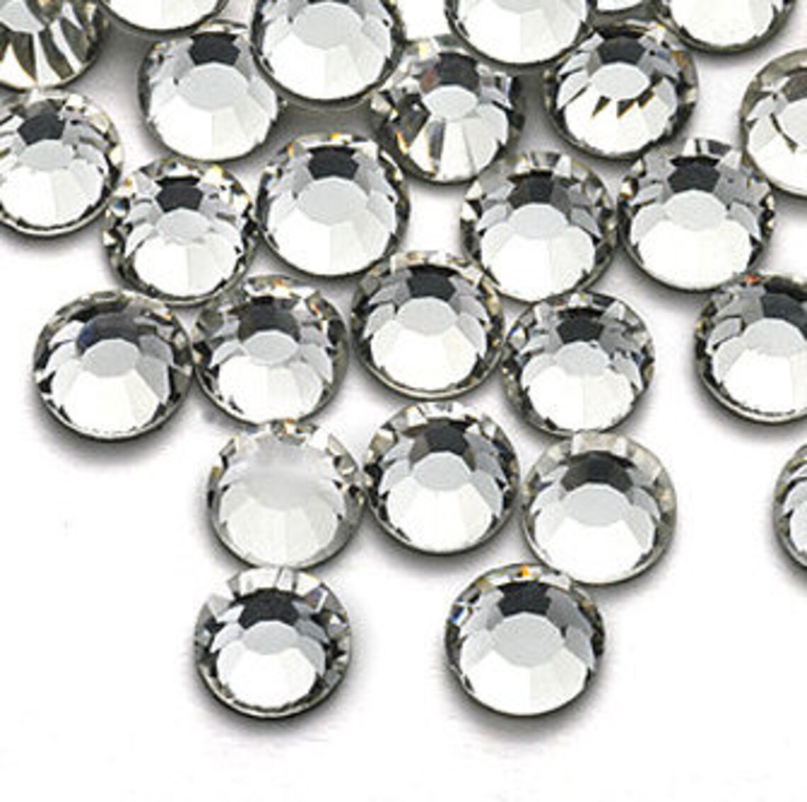 1000 Acrylic Round Faceted Flat Back Rhinestone Gem 2mm Clear - Etsy