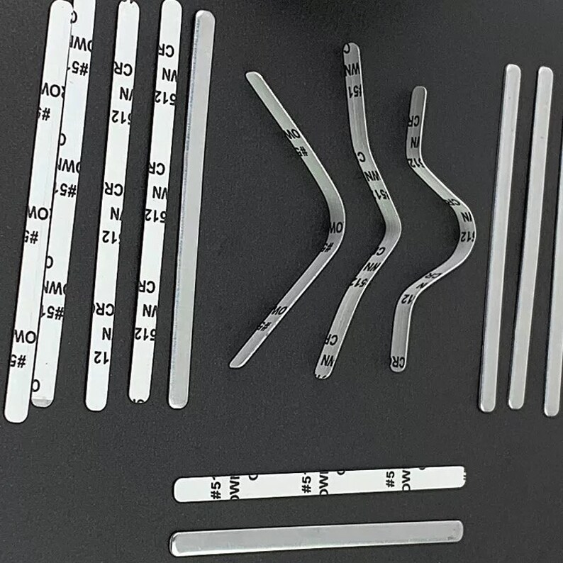 100 Pcs Aluminum Nose Wire for Face Mask Nose Strip Nose Strip Self ...