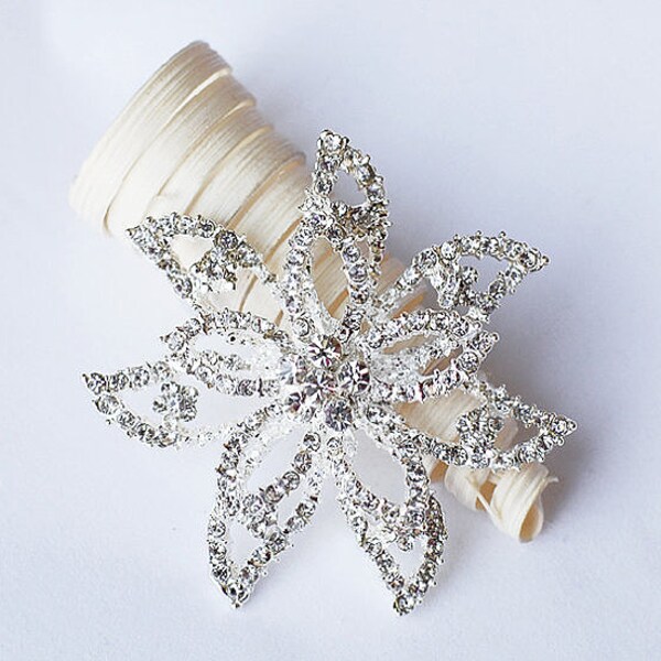 Crystal Brooch Pin - Etsy