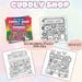 Little Shops:15 Super Cute Coloring Pages, Cuddly Shops, Charming Shops ...
