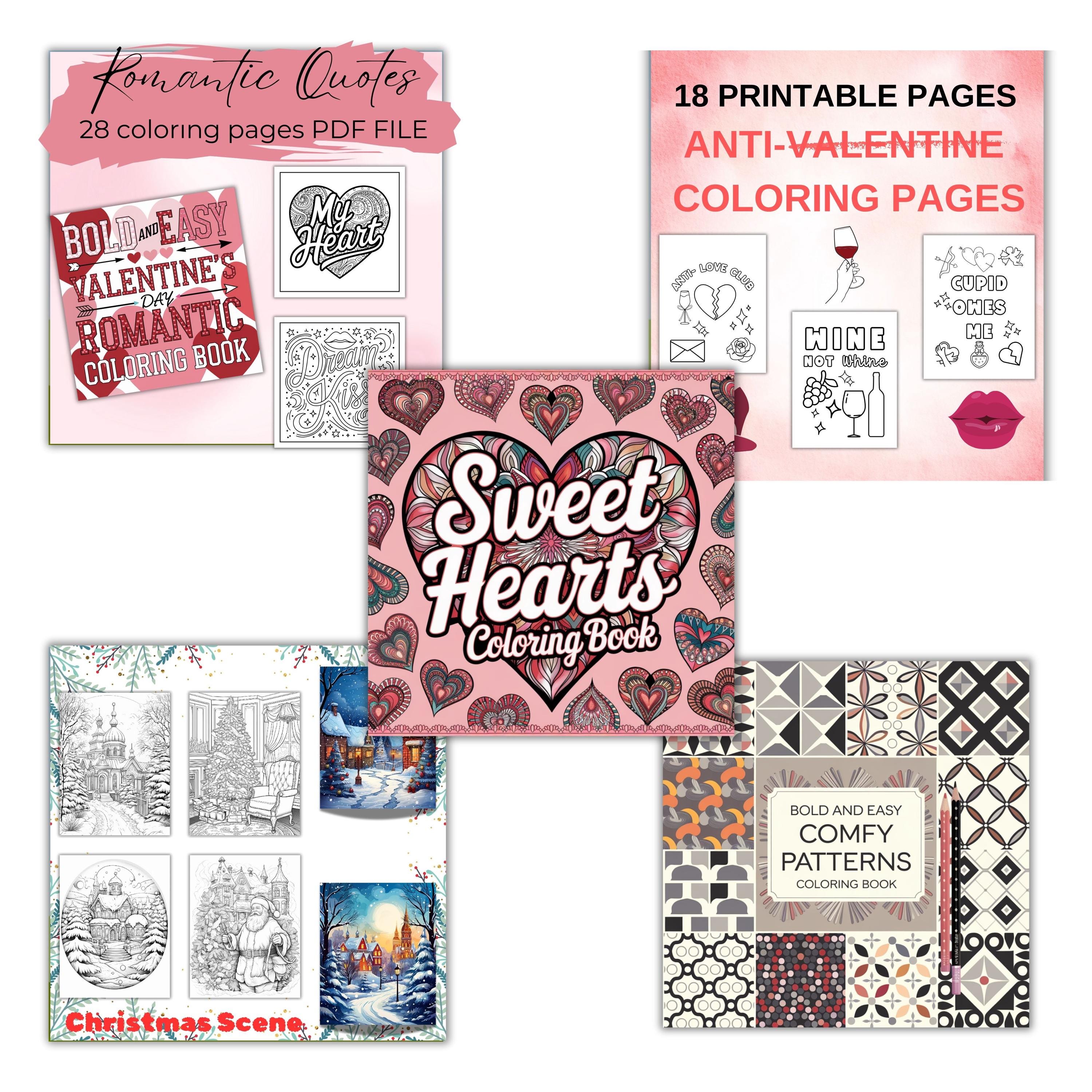 1500+ Coloring Pages Mega Bundle, Cozy Coloring Book Bundle, Cozy ...