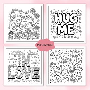 28 Valentine's Day Quotes Coloring Pages With Quotes, Cozy Valentine's ...