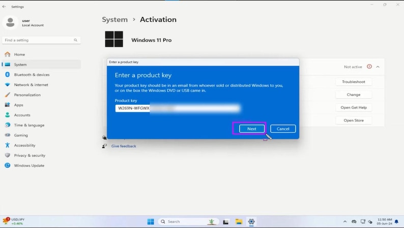 Windows 11 Pro/windows 10 Pro Activation Key | Lifetime Genuine License ...