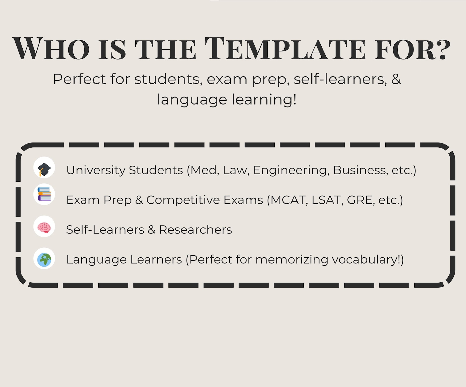 Spaced Repetition Notion Template Study Planner for Exams Student ...