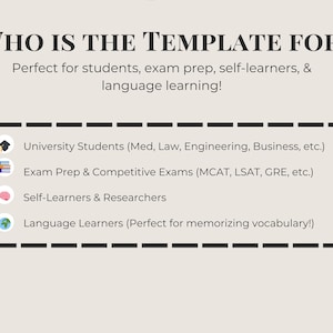 Spaced Repetition Notion Template Study Planner for Exams Student ...